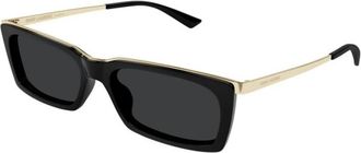 Saint Laurent SL 766 Rechteckige Sonnenbrille - - Accessories - unisex - Schwarzk - 57 MM