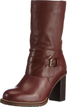 Tommy Hilfiger Hillary 1A, Damen Halbschaft Stiefel, Rot (Cabernet 606), 39 EU (6 Damen UK)