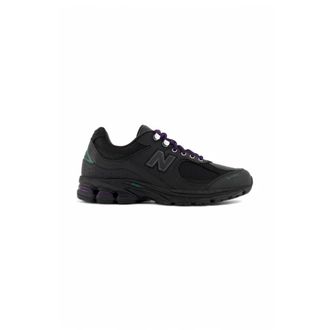 New Balance Ledersneaker mit technischen Stoffeins&auml;tzen - - Shoes - Herren - Schwarzk - 43 EU
