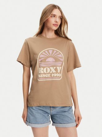 Roxy T-Shirt ERJZT05912 Braun Regular Fit