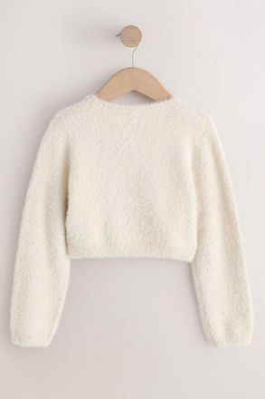 Next Strickjacke Flauschiger Bolero f&uuml;r besondere Anl&auml;sse (1-tlg)