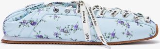 Ganni Ballerine en nylon bleu Sporty - Taille 39 Iced Aqua - Pour Femme