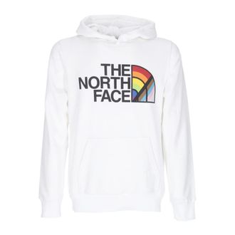 The North Face Rainbow Pride Hoodie Sweatshirt - - Sport - Herren - Wei&szlig; - XL
