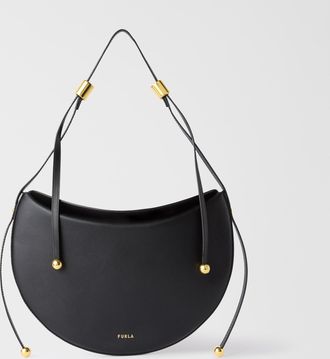 Furla Moonstone Schultertasche S Nero Schwarz Sidney-kalbsleder Damen