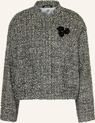 Lilienfels Lilienfels Bouclé-Jacke blau