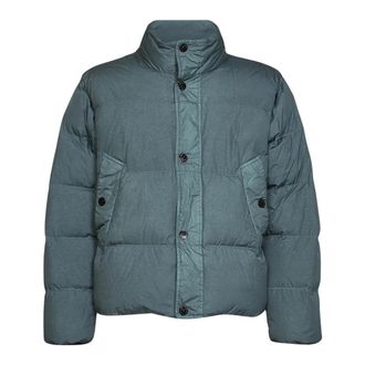 Stone Island Crinkle Reps NY Daunenjacke - - Jackets - Herren - Gr&uuml;n - 2XL