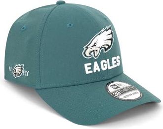 New Era Casquette stretch NFL Philadelphia Eagles Side Hit 39Thirty, Vert p&eacute;trole., M-L