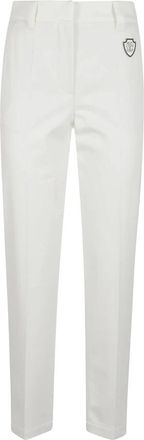 Brunello Cucinelli Logo Patch Tailored Hosen - - Trousers - Damen - Wei&szlig; - XS