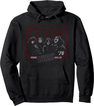 Kiss Zerstört Anaheim Tour Pullover Hoodie