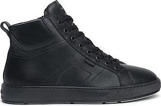 Nero Giardini I303061U Baskets en cuir pour homme, Noir, 44 EU