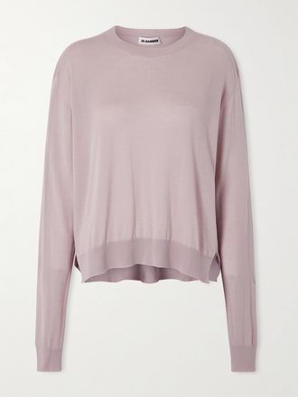 Jil Sander Pullover Aus Einer Mischung Aus Kaschmir, Wolle Und Seide - Pink