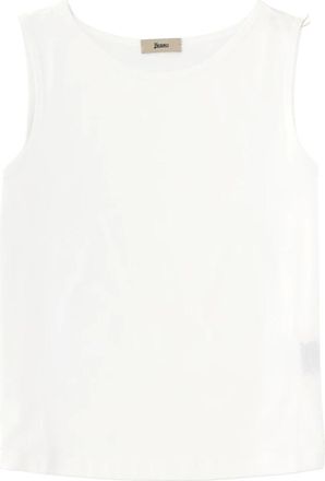 Herno Femme, Tops, Blanc, Taille: 40 FR Jersey Top