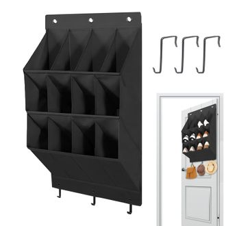 Generic Schuh-Organizer f&uuml;r die T&uuml;r - Spielzeugtasche mit 12 Taschen - Schuhhalter hinter der T&uuml;r | F&uuml;r Schlafzimmer Haus Schlafsaal Garage Spielzeug Studente