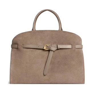 Coccinelle Sabine Suede Large - Femme - Sacs - Brun - Taille: ONE Size