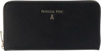 Patrizia Pepe Femme, Accessoires, Noir, Taille: ONE Size Portafogli Zip Around