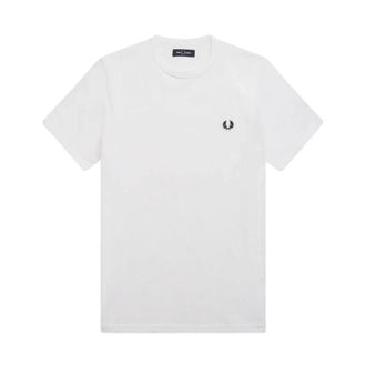 Fred Perry Ringer T-Shirt - - Tops - Herren - Wei&szlig; - 2XL