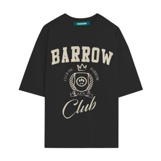 Barrow Barrow, Homme, Tops, Noir, Taille: XL Jersey T-Shirt