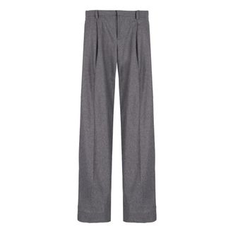 Laneus Flanel Pants - - Trousers - Herren - Grau - S