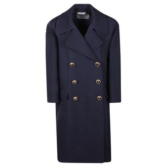Balenciaga Langer Dufflecoat - - Coats - Damen - Blau - S