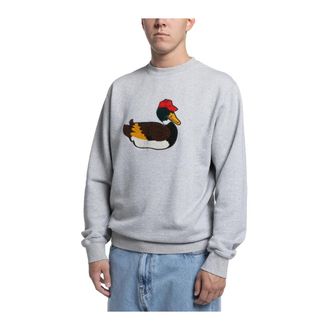 Edmmond Studios Duck Hunt Sweatshirt - - Sweatshirts & Hoodies - Herren - Grau - L