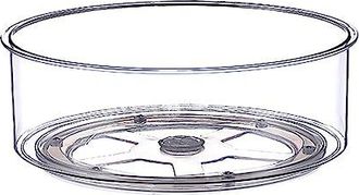 Generic Plateau tournant en plastique pour cuisine/salle de bain, garde-manger, armoires de r&eacute;frig&eacute;rateur ou comptoir, organiseur enti&egrave;rement rotatif pour ali