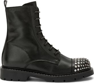 Carmens Femme, Chaussures, Noir, Taille: 39 EU Brit Studs Lace-up Boot