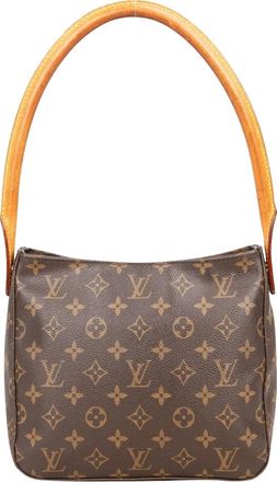 Louis Vuitton Crossbody Bags - Louis Vuitton Monogram Canvas Looping MM Handbag - Gr. unisize - in Braun - f&uuml;r Damen
