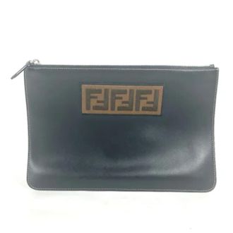 Fendi Pre-owned Leder clutches - - Pre-owned - Damen - Schwarzk - ONE SIZE