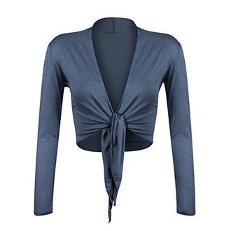 Glamexx24 Boléro Femme, Cardigan Manches Longues Veste Chic et Élégante Top Boléro Haussement Adapté aux Voyages et À La Vie Quotidienne