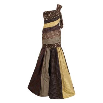 Moschino Mermaid Patchwork Kleid - - Dresses - Damen - Mehrfarbig - S