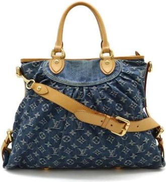 Louis Vuitton Sac &agrave; main vintage en toile Pre-owned - Femme - Pre-owned - Bleu - Taille: ONE Size