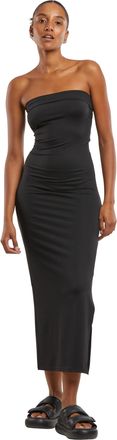 Urban Classics Damen Kleid Ladies Bandeau Midi Dress, trägerloses Bandeau Kleid in Midi-Länge, Größen XS - 5XL