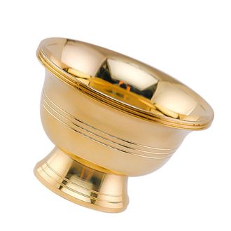 FOMIYES Buddhistische Butterlampe Kerzenst&auml;nder aus Metall Rutschfester Buddha &Ouml;lkerzenhalter Dekorativer Tempel Lampenhalter f&uuml;r Votivkerzen und Zeremonien