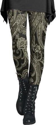 Generic Leggings en polaire pour femmes grande taille &agrave; taille haute avec contr&ocirc;le du ventre, leggings thermiques dhiver, leggings de compression doux comme d