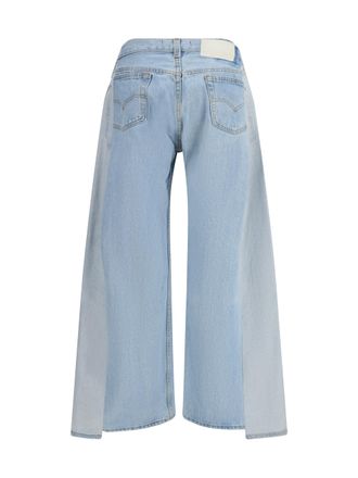 E.L.V. Denim Womens Maya Jeans Light Blue Cotton