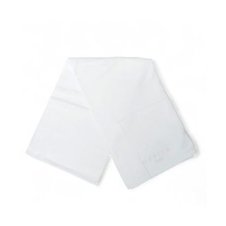 Ga&euml;lle Paris unisex, Accessoires, Blanc, Taille: ONE Size Sciarpa in maglia logo ricamato