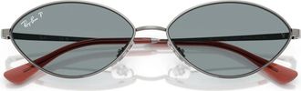 Ray-Ban unisex, Accessoires, Gris, Taille: 56 MM Lunettes de soleil