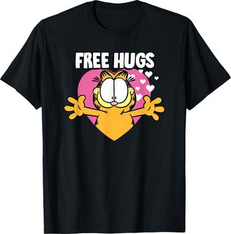 Garfield Valentines Day Free Hugs Full of Love Portrait T-Shirt