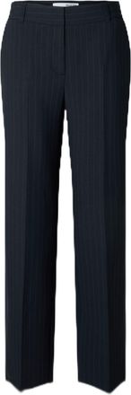 Selected Female Hose Viskosemix Nadelstreifen