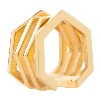 Federica Tosi Ring Serena - - Accessories - Damen - Gelb - M/L