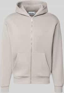 Review Regular Fit Sweatjacke mit K&auml;nguru-Tasche