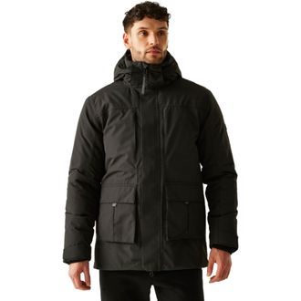 Regatta Herren Marron Jacket Wasserabweisende Jacke, Braun, Schwarz, XXXL