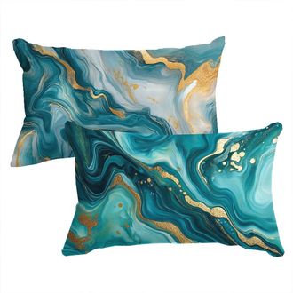 Generic Kissenbezug Entenei-Farbe Kissenbezug 40x60cm Orange Farbe Kissenbez&uuml;ge Zierkissen Samt Beidseitig Bedruckt Herbstdeko Kissenh&uuml;lle Waschbar f&uuml;r Wohnzi