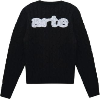 Arte Herren, Strickwaren, Schwarzk, SGröße