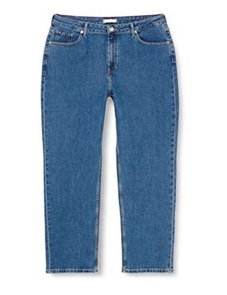 Tommy Hilfiger New Classic Straight HW Aura Jeans, Aura, 34W / 32L Femme
