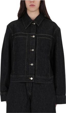 STUDIO NICHOLSON Femme, Vestes, Noir, Taille: 38 FR Tahoe Denim Jacket