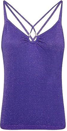 Morgan Débardeur pull bretelles fines Violet