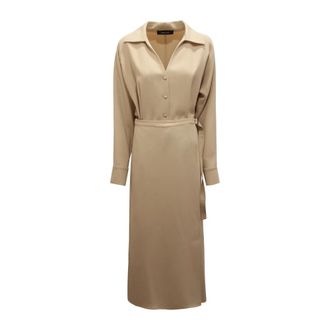 Emma & Gaia Abito WO Dress - - Dresses - Damen - Beige - XS