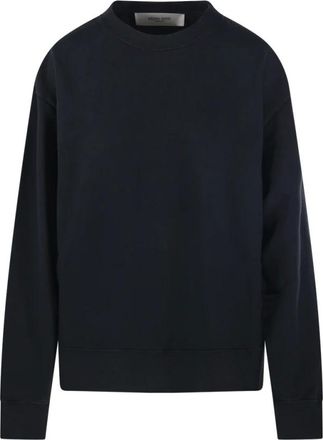 Golden Goose Femme, Sweatshirts et sweats &agrave; capuche, Noir, Taille: 36 FR Boxi SweaT-shirt Logo Patch