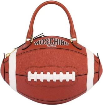 Moschino Femme, Sacs, Orange, Taille: ONE Size Rugby Ball Bag